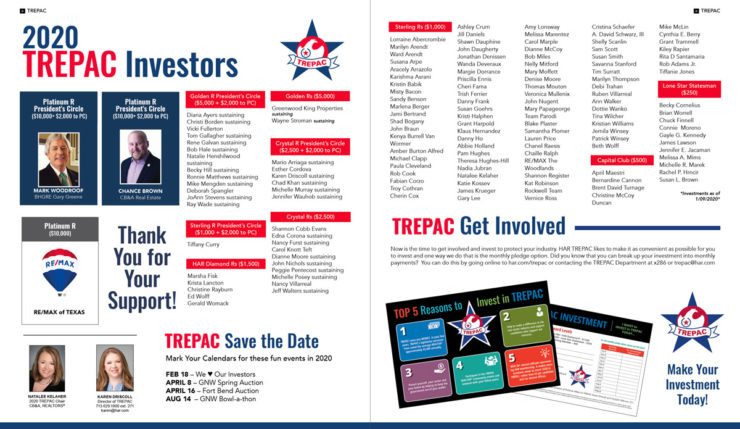 2020 TREPAC Investors | HARConnect.com